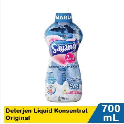 Jual Deterjen Sayang Liquid Konsentrat Original 700mL | Shopee Indonesia