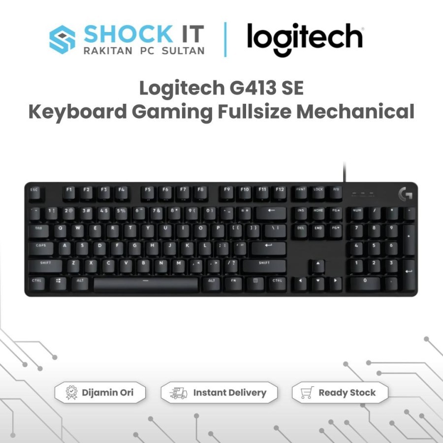 Jual Logitech G413 SE Keyboard Gaming Full Size Mechanical Tactile ...