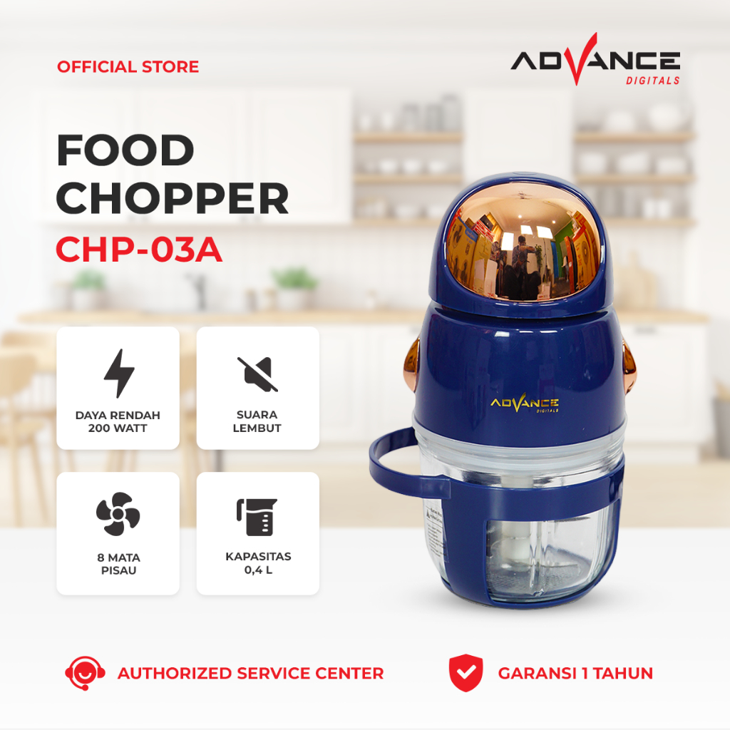Jual Advance Food Chopper Kapsul Mini / Electric Mini Chopper MPASI ...
