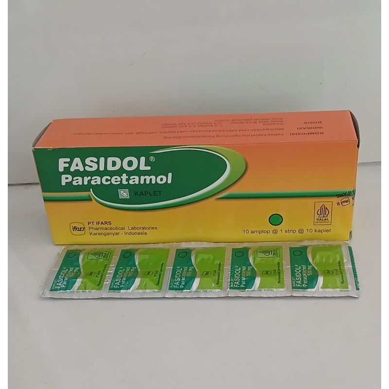 Jual FASIDOL TABLET PARACETAMOL 500MG - OBAT DEMAM DAN NYERI | Shopee ...