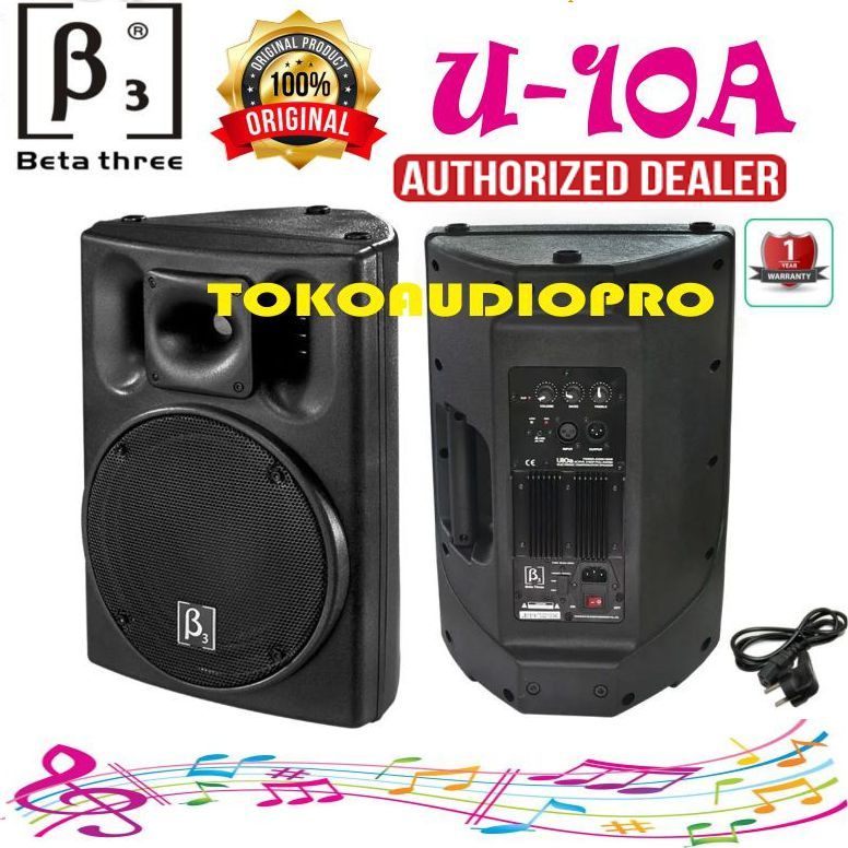Jual Speaker Beta 3 U10A 10 Inch Speaker Aktif Original Beta Three ...
