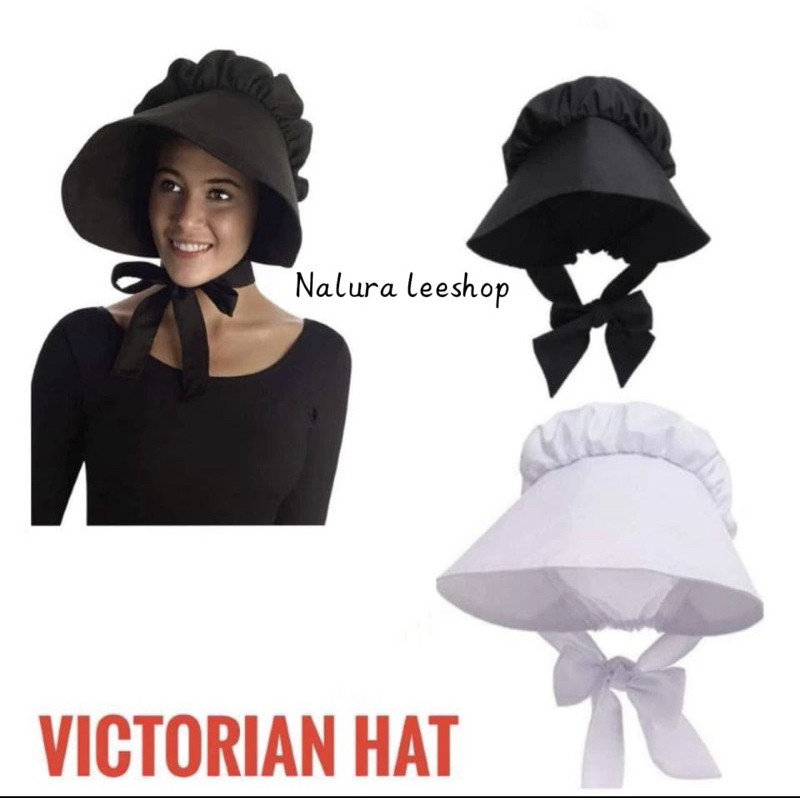 Jual Kostum Victorian bonnet topi Costum hellowen book day dewasa ...