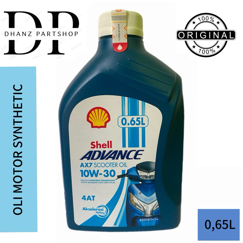 Jual OLI SHELL AX7 10W-30 API SN JASO MB UNTUK ALL MATIC 650ML(100% ...