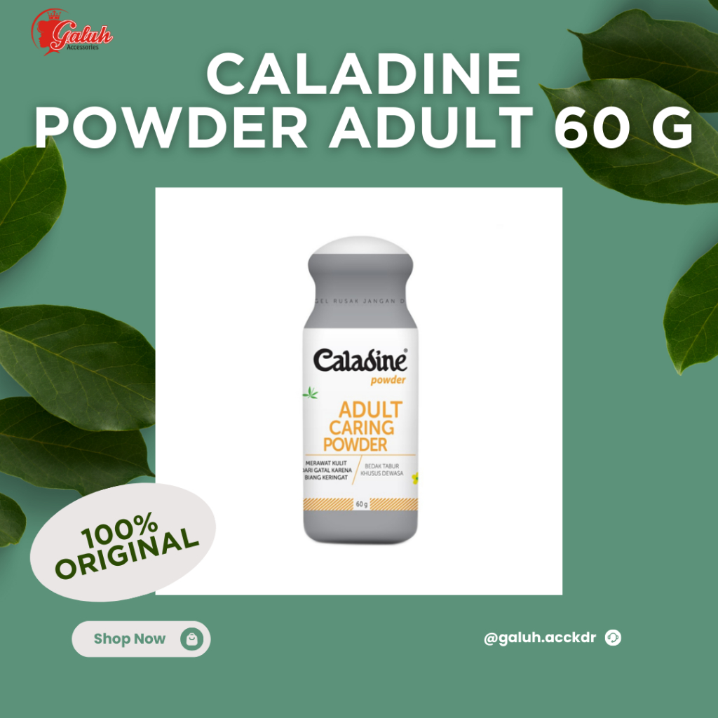 Jual CALADINE POWDER MEDICATED ADULT 60 G / BEDAK GATAL DEWASA | Shopee ...
