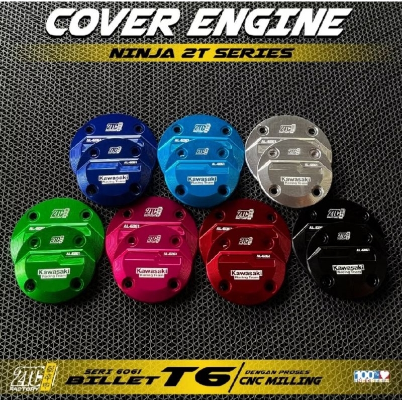Jual COVER ENGINE NINJA 2 TAK SERIES R RR SS M KIS CNC | Shopee Indonesia
