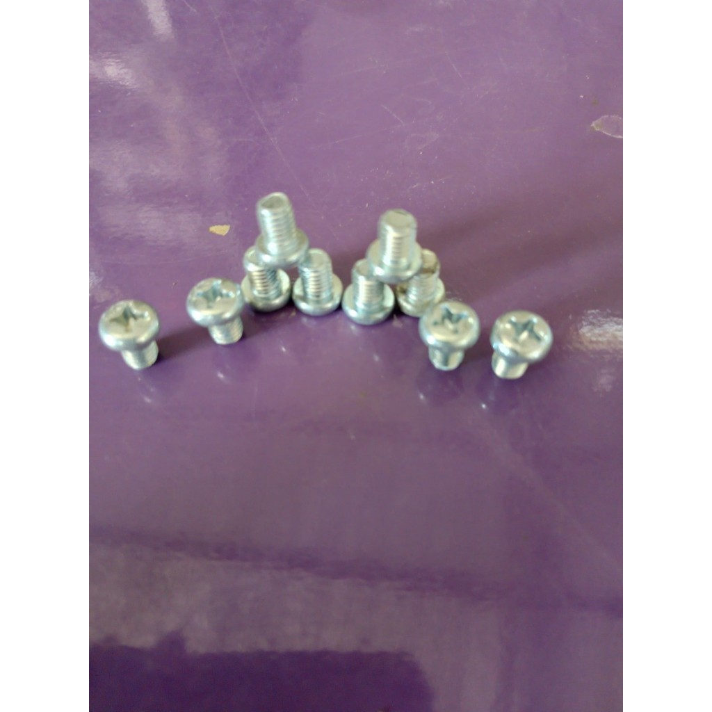 Jual Baut JP M6x12/Baut JP M6/Baut Obeng Plus/Baut Plus/(Per 50 pcs ...