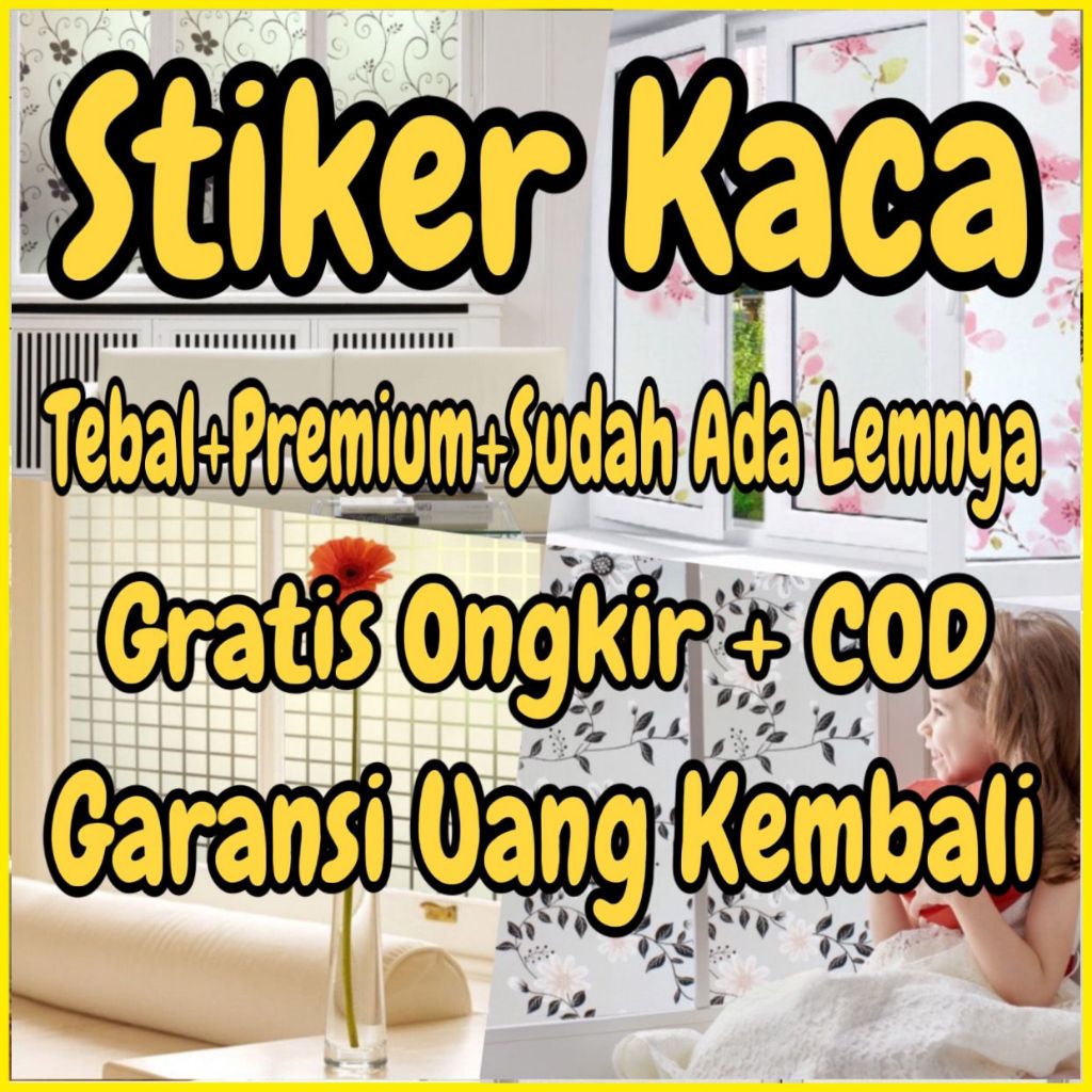 Jual Stiker kaca jendela rumah termurah terlaris terlaris 2023 sticker ...