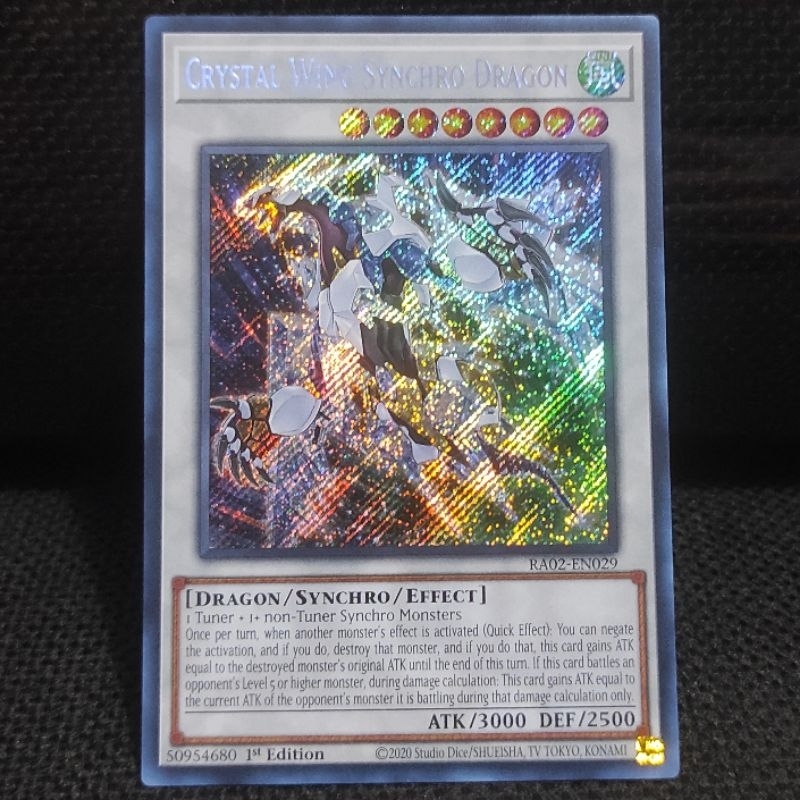 Jual Kartu Yugioh TCG / OCG AE Crystal Wing Synchro Dragon Super ...