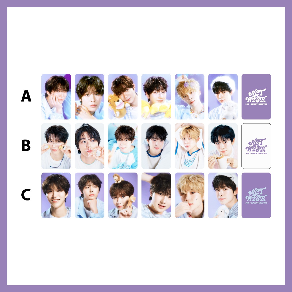 Jual SET PHOTOCARD NCT WISH 2025 SEASON'S GREETINGS | JAEHEE RIKU RYO SAKUYA SION YUSHI | Shopee ...