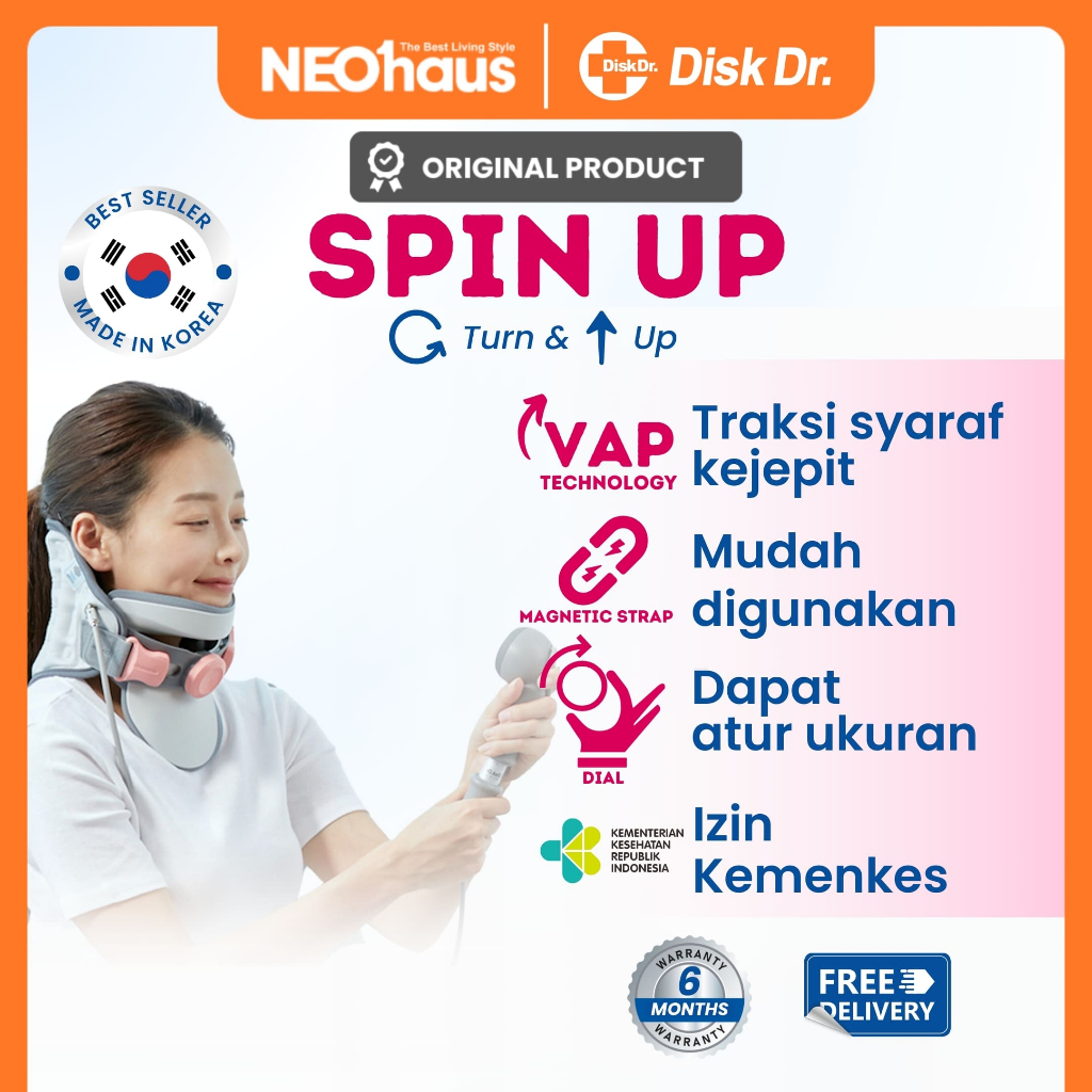 Jual DISK Dr. SPIN UP CS300 G2 NECK TRACTION DEVICE - Alat Terapi Leher / Syaraf Kejepit ...