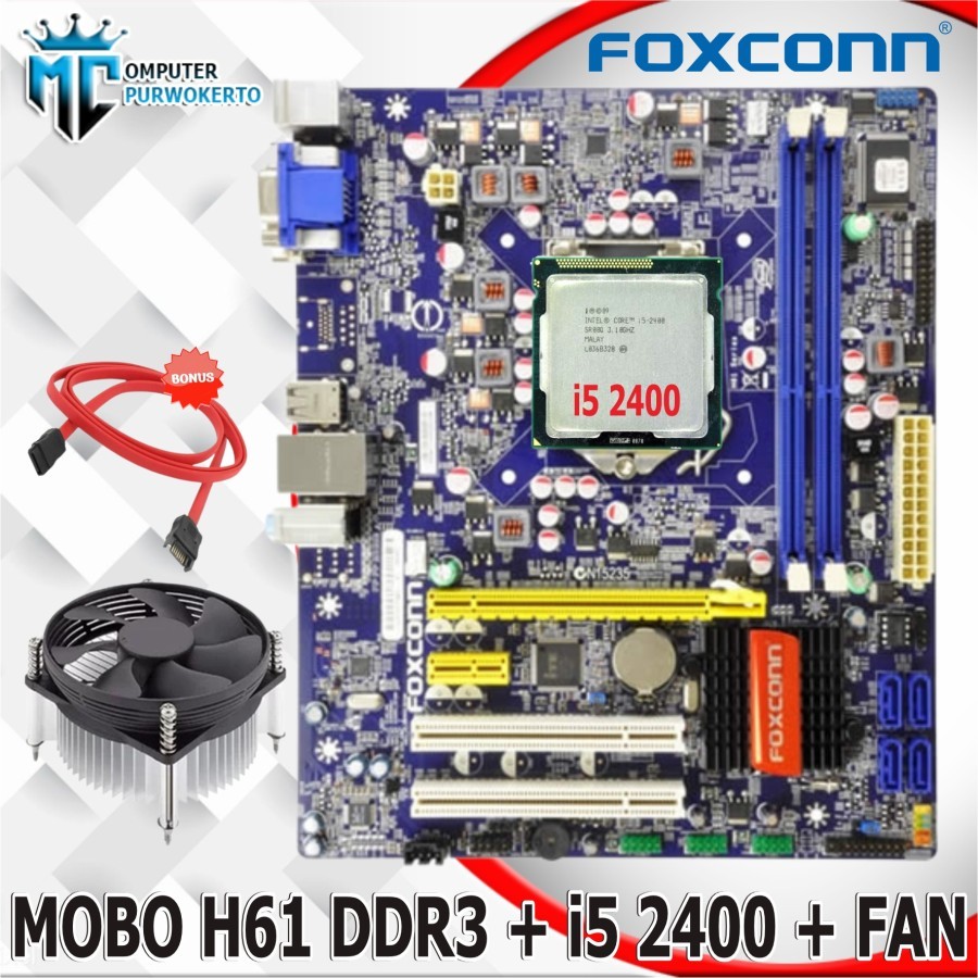 Jual Paket Mainboard H61 Samsung Dan Processor I5 2320 Soket 1155 ...
