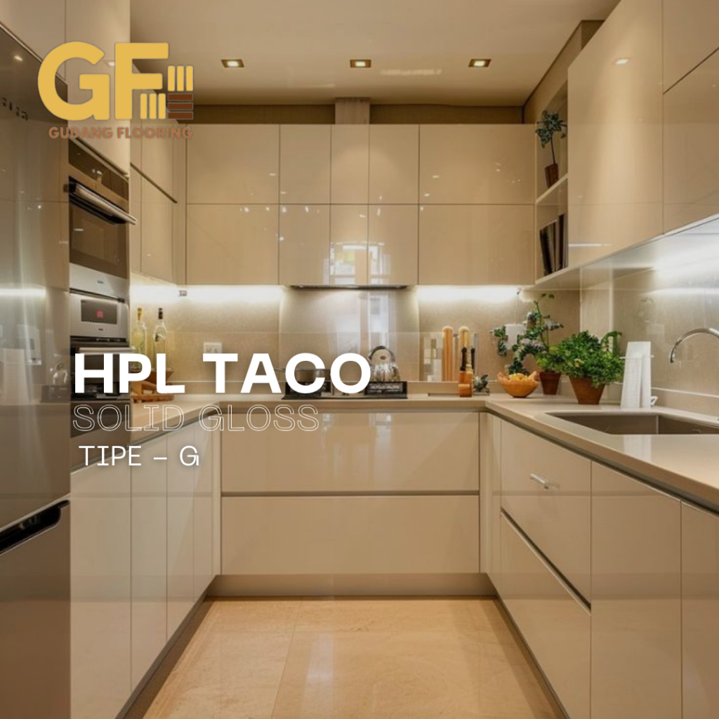 Jual HPL Taco Solid Gloss Tipe - G / Pelapis meja Furniture HPL kayu ...