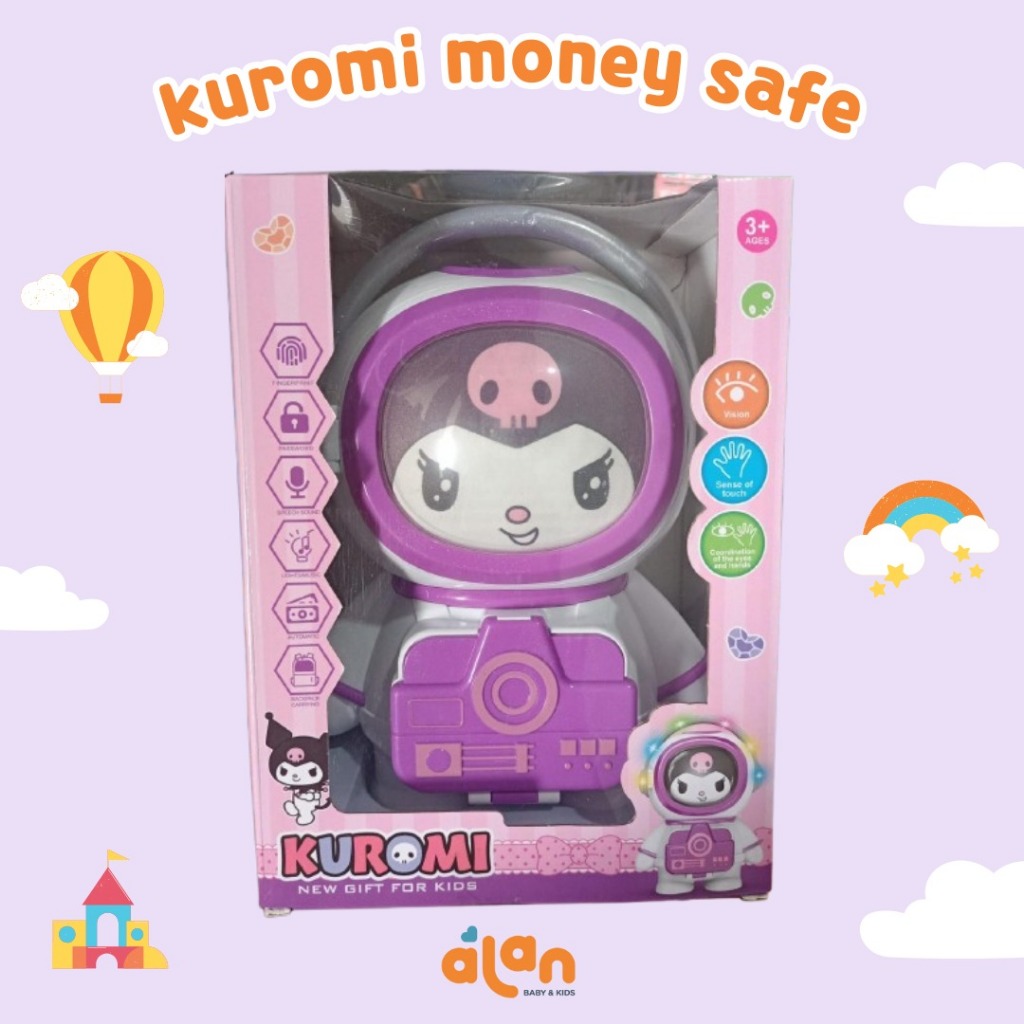 Jual Kuromi Money Safe (YHD-3008-1) Mainan Celengan Anak Kuromi ...