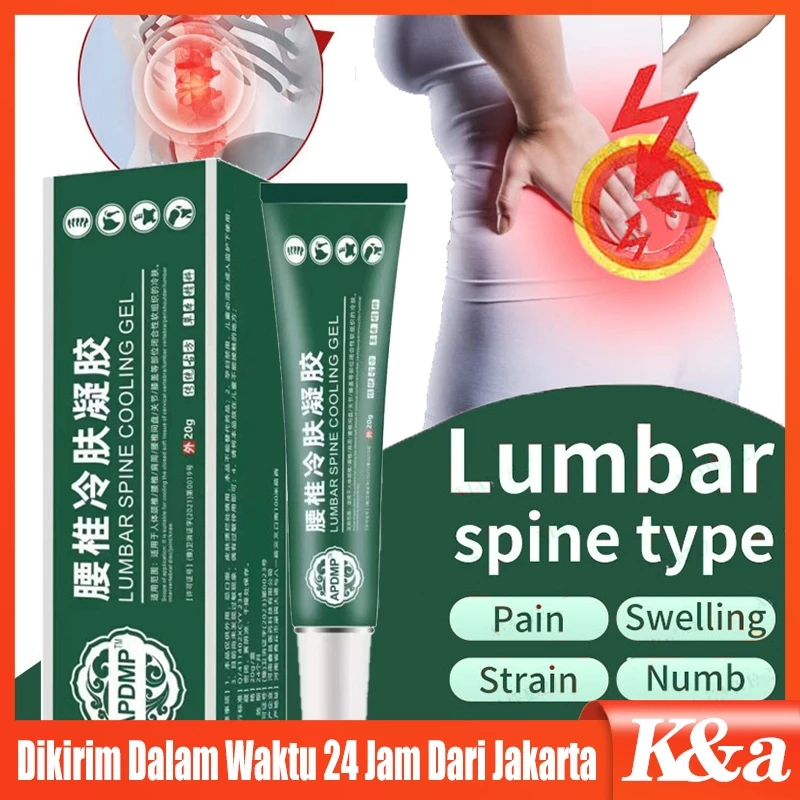 Jual Lumbar Cold Compress Gel Pereda Nyeri Tulang Cream Lumbar Cold ...