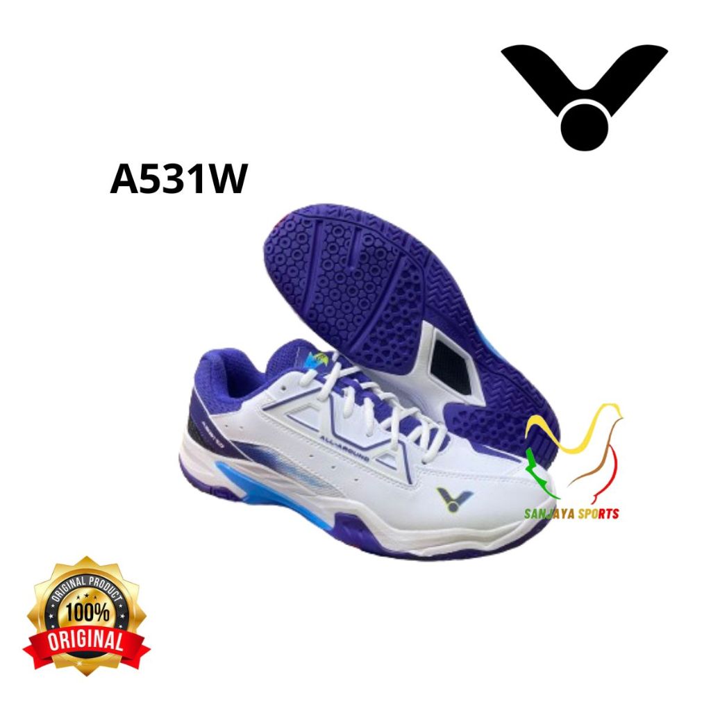 Jual SEPATU VICTOR BADMINTON BULUTANGKIS VICTOR A 531 W ORIGINAL ...