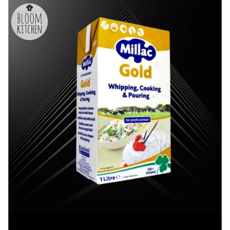 Jual MILLAC GOLD 1 LT Whipping Cream Milac Gold 1Liter Whipping Cooking ...