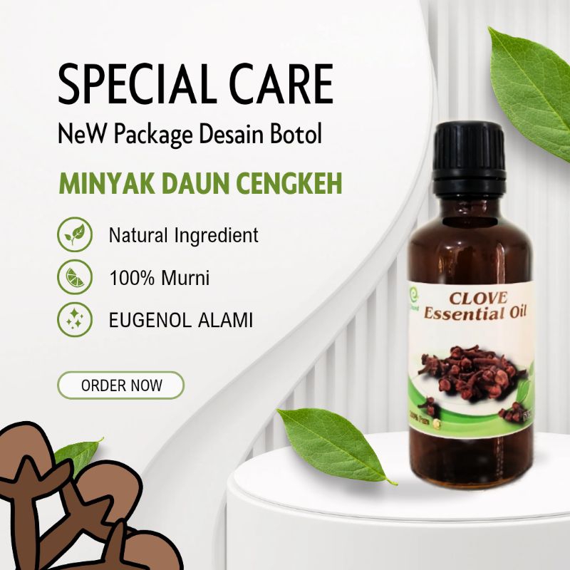 Jual Minyak Essential Oil Cengkeh Murni Aromaterapi Obat Sakit Gigi ...