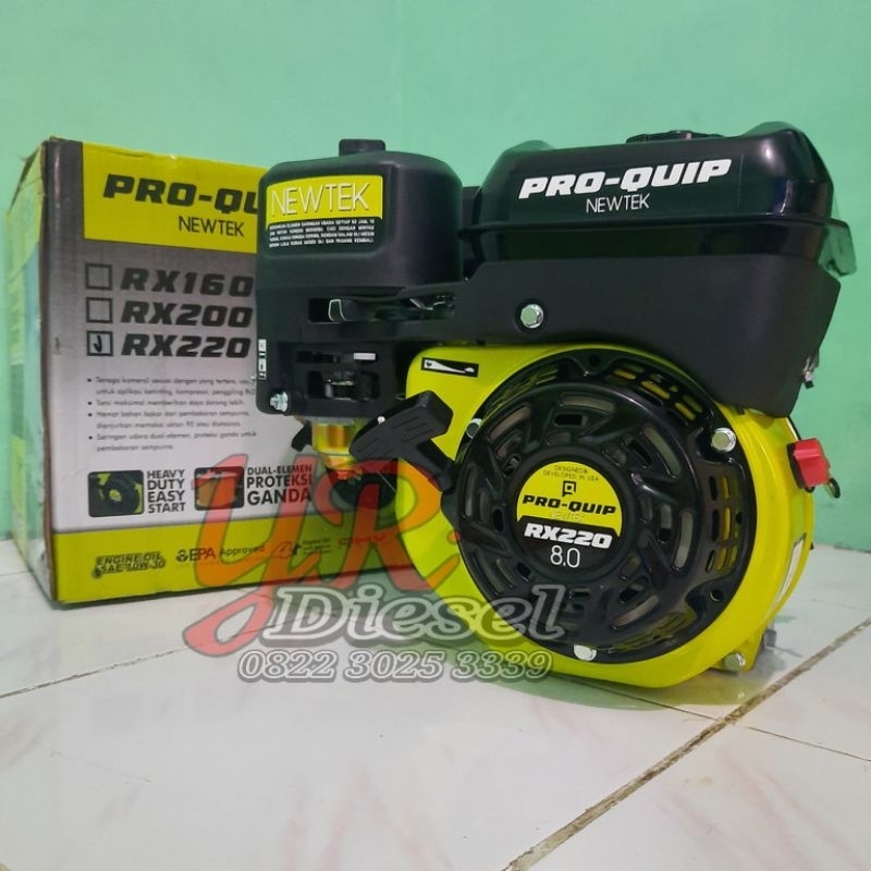 Jual MESIN PENGGERAK ENGINE PROQUIP RX220 8.0 HP | Shopee Indonesia