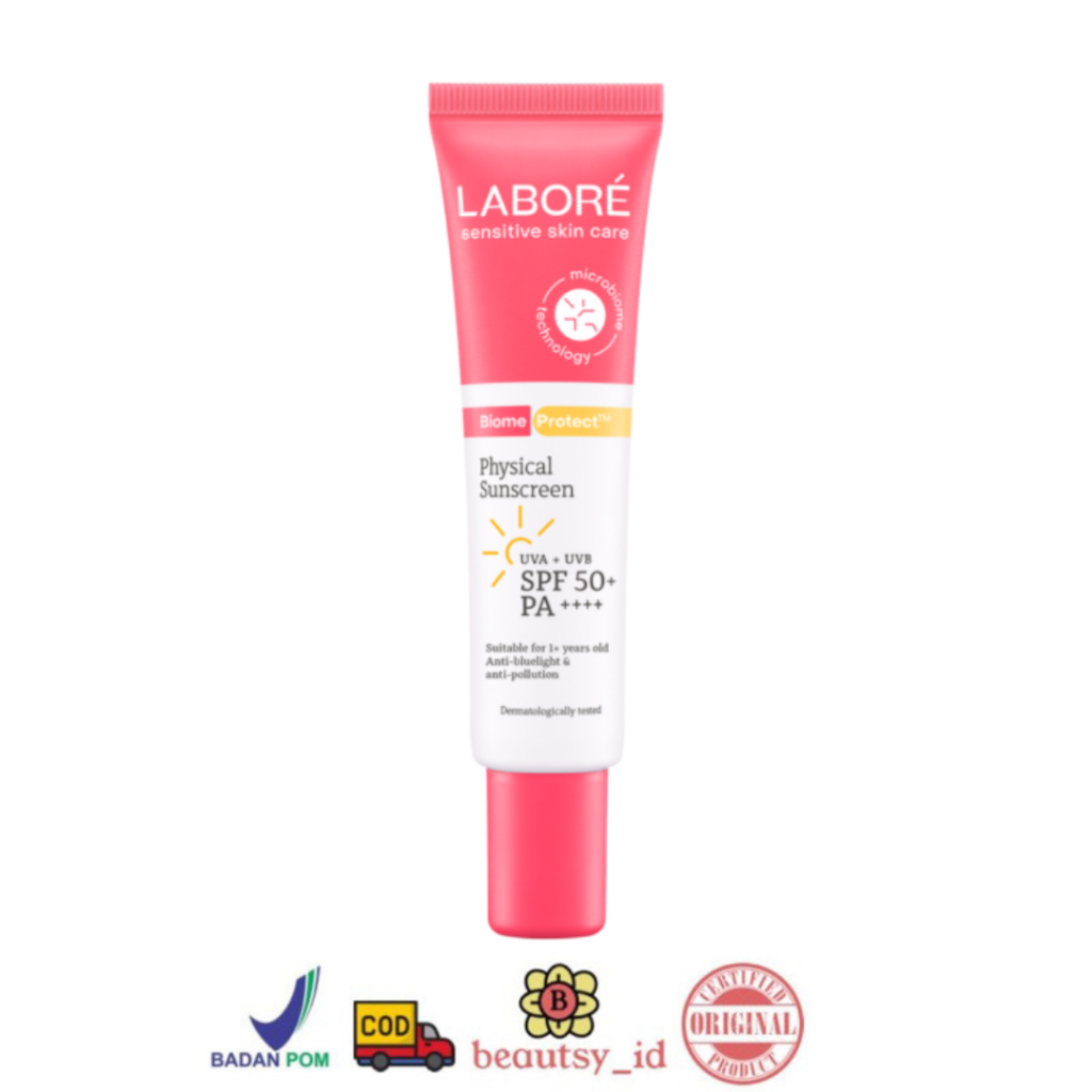 Jual Labore Biome Protect Physical Sunscreen SPF 50 PA++++ Sun Screen ...