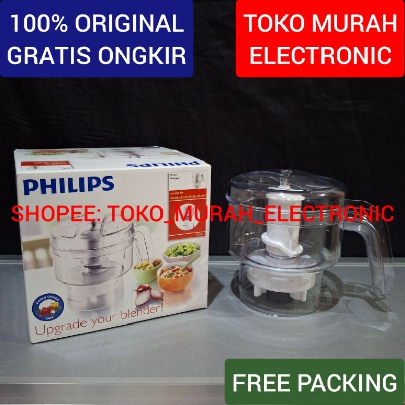 Jual TME - Chopper Blender Philips HR2939 Original Meat Chopper 0.5 ...