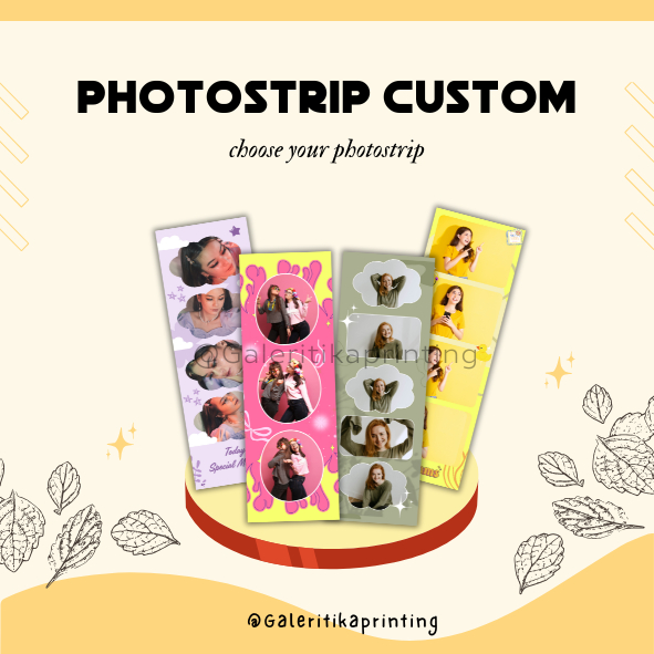 Jual Cetak Custom Freebies Photostrip Photobooth Print Custom ...