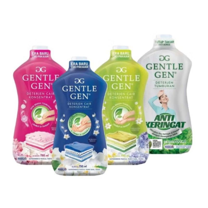 Jual Gentle Gen Detergen Cair Botol 700ml | Shopee Indonesia