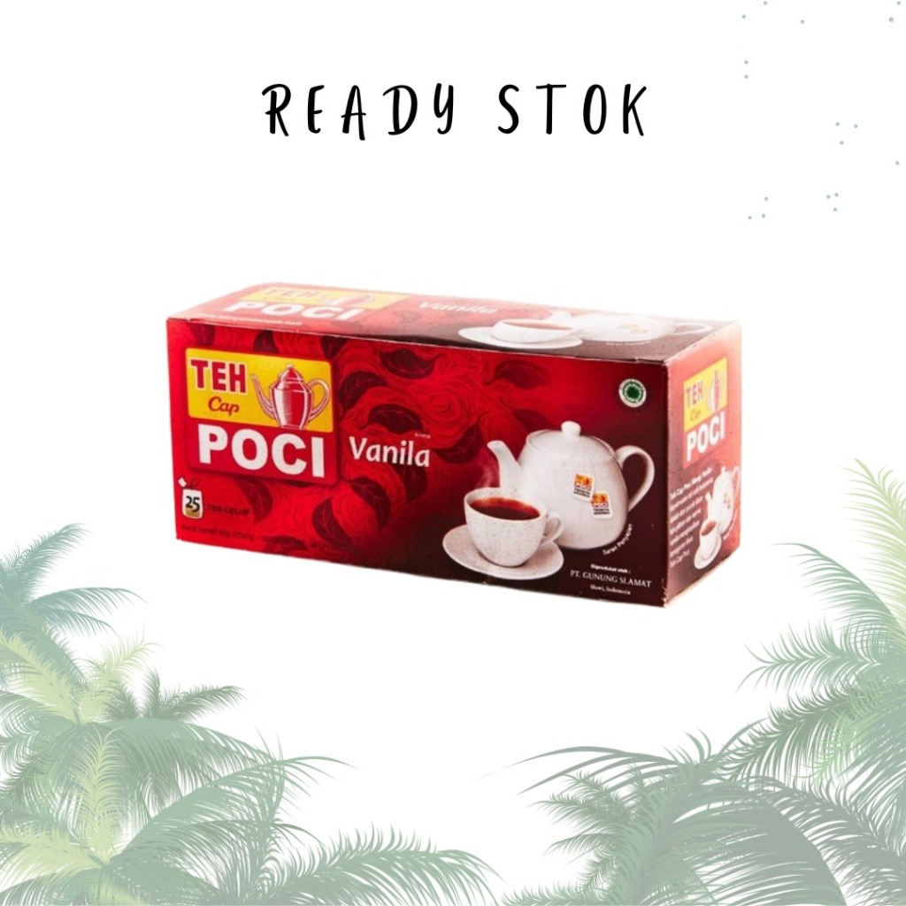 Jual Teh Poci Vanila 25x2gram (25 Kantong) | Shopee Indonesia