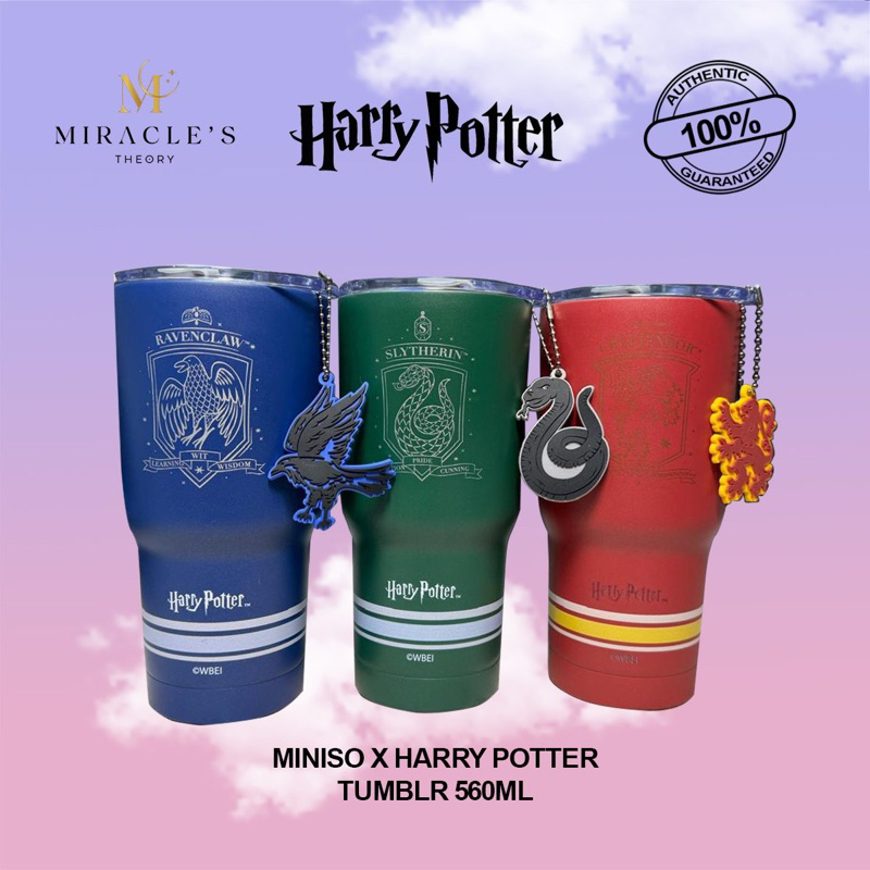 Jual (READY STOCK) Miniso X Harry Potter Tumblr with chain 560ML | Shopee Indonesia