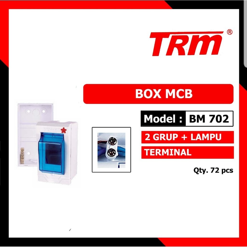 Jual Trm Box Mcb 2 Group / Box Mcb / Tutup Mcb | Shopee Indonesia
