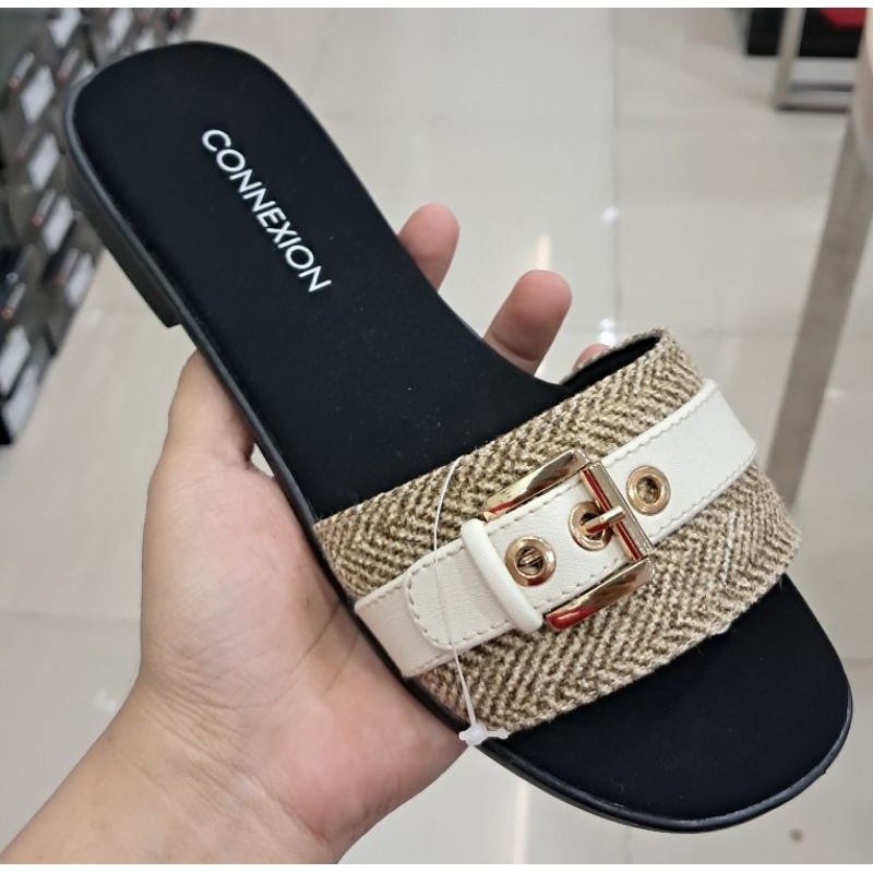 Jual CONNEXION sandal flat anti slip | Shopee Indonesia