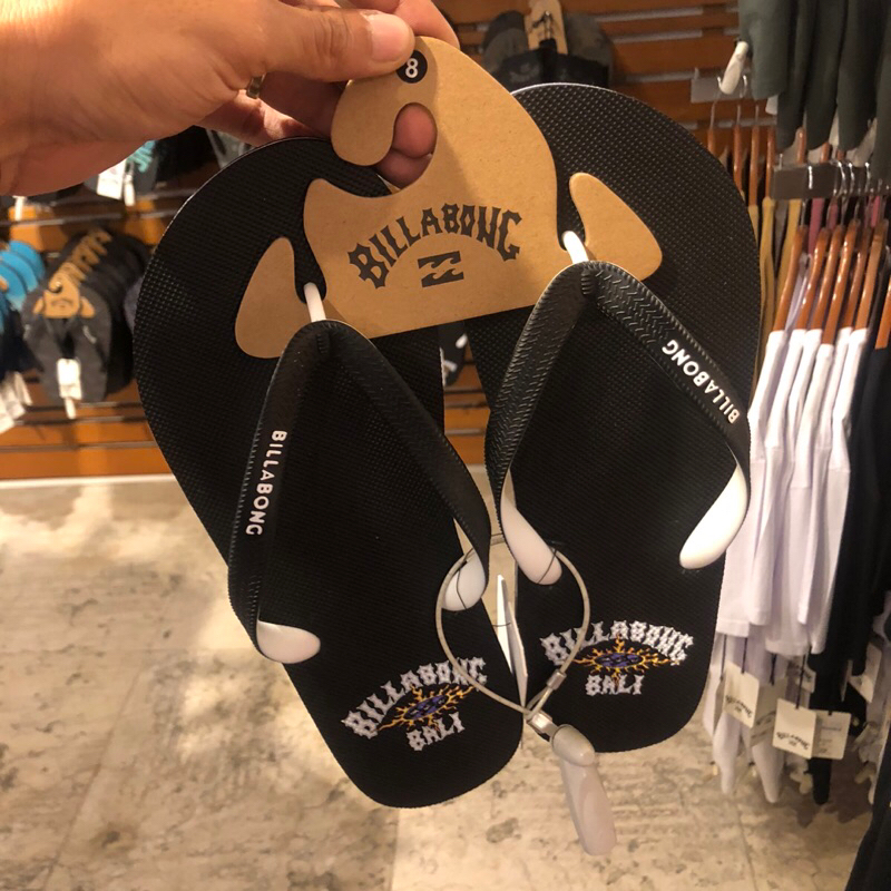 Jual sandal pria billabong original bali stacked thongs blak | Shopee Indonesia