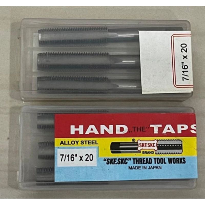 Jual mata tap baut 7/16 x 20 hand taps pembuat drat baut 7/16 x 20G ...