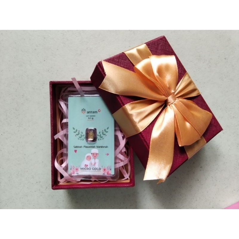 Jual HAMPERS MICRO GOLD 0.1 GRAM ANTAM X HARTADINATA | Shopee Indonesia