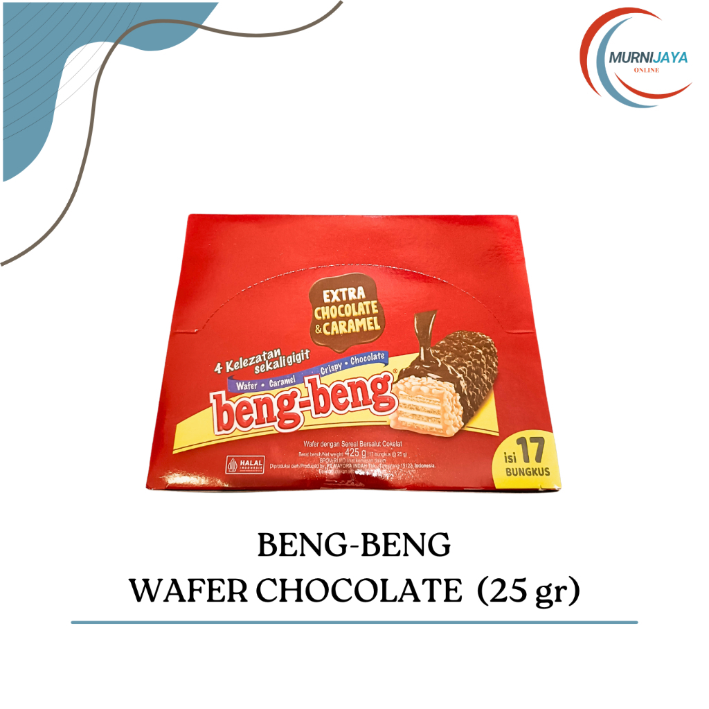 Jual Beng Beng Wafer Chocolate 25 gr (PACK - Isi 17 PCS) | Shopee Indonesia