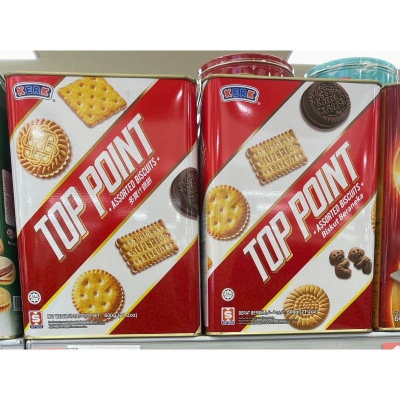 Jual top point assorted biscuit kaleng kerk | Shopee Indonesia