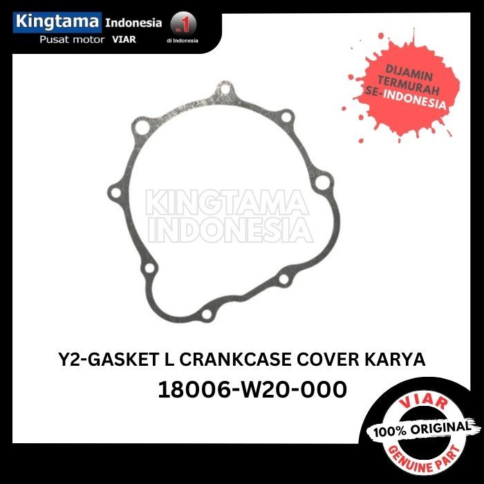 Jual GASKET L CRANKCASE COVER KARYA / PAKING COVER L / PAKING MAGNIT VIAR KARYA MOTOR RODA TIGA ...