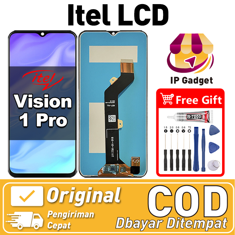 Jual LCD For Itel Vision 1 Pro Original 100% fullset ori asli Layar hp ...