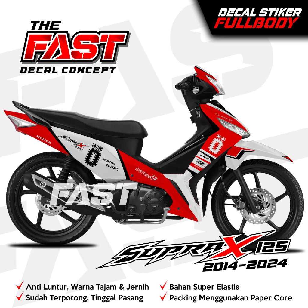 Jual Decal Stiker Supra x 125 FI New Fullbody Ohlins Racing Decal ...