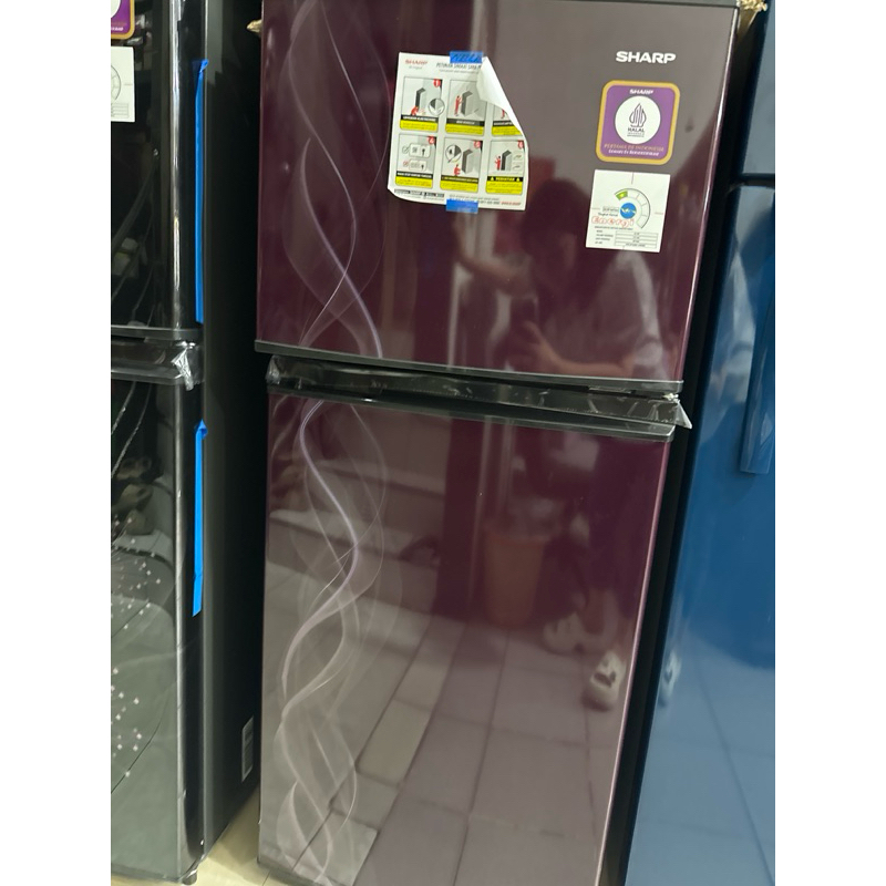 Jual KULKAS SHARP SJ 197 ND VP/VB - 2 PINTU TANPA BUNGA ES LOW WATT ...