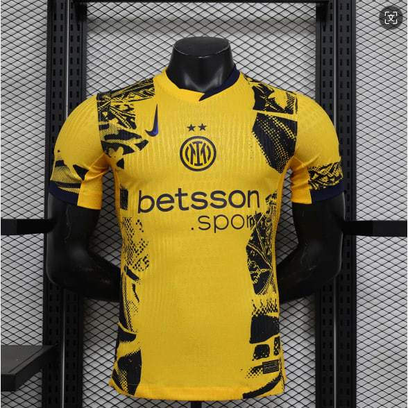 Jual Jersey Bola Player Issue Inter Milan 3rd Third Kuning PI 2024 / ...