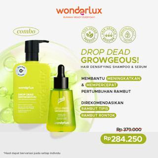 Jual Wonderlux Perfect Combo! [2PCS] Drop Dead Growgeous! Shampoo ...