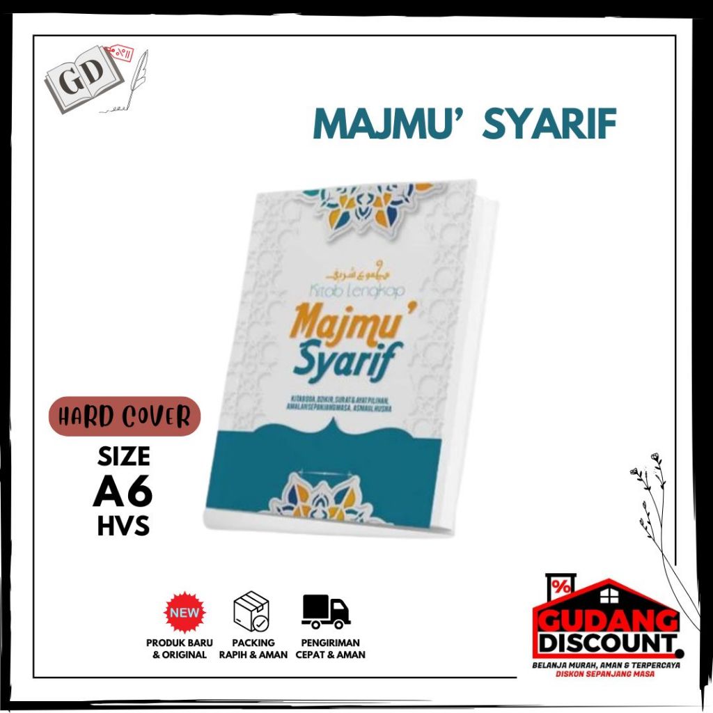 Jual GD//Kitab Majmu Syarif Hard Cover Kumpulan Doa & Amalan Ukuran: 15 ...