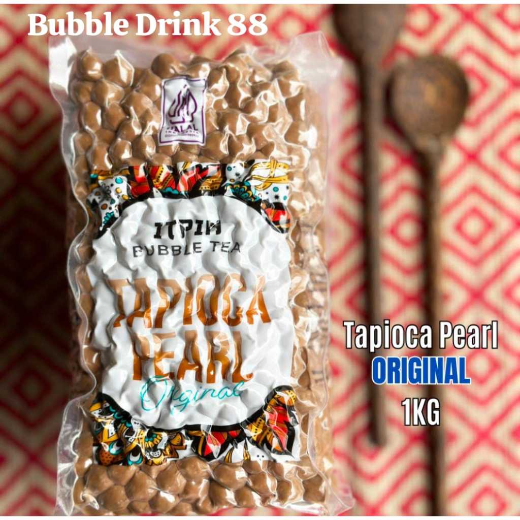 Jual BOBA PEARL ORIGINAL/Tapioca Pearls 1kg - bubble ITPIN TERMURAH ...