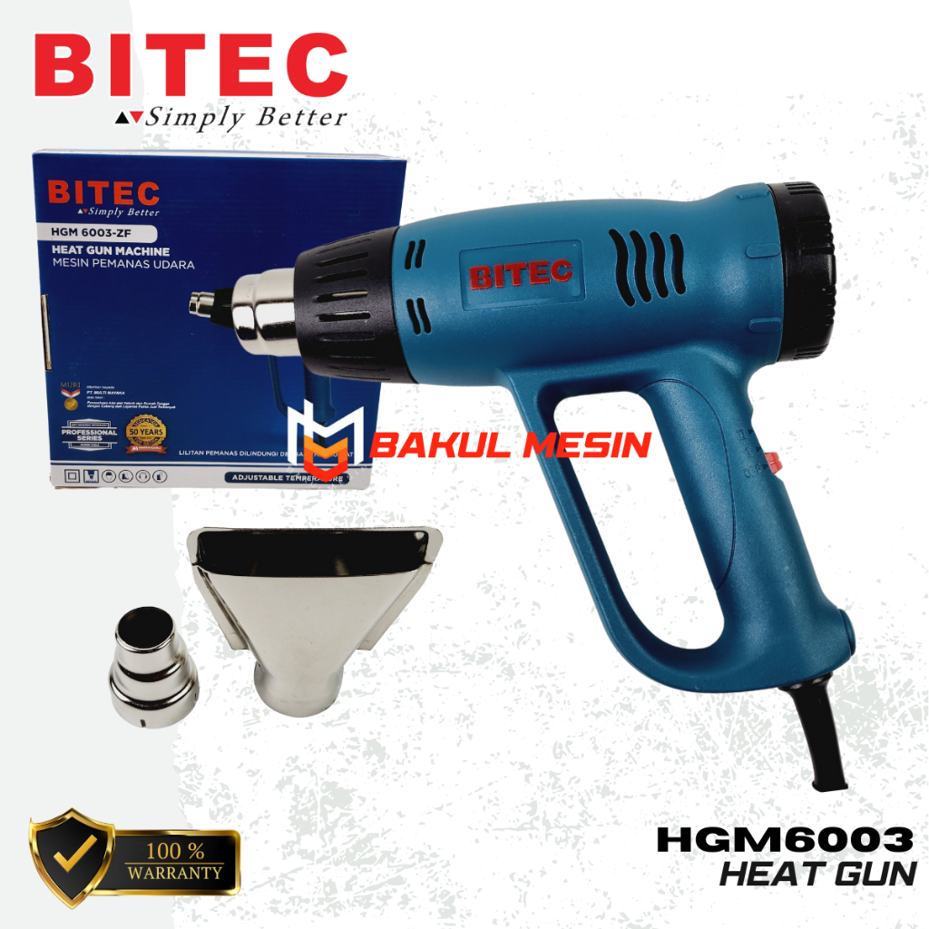 Jual hot gun heat gun mesin pemanas BITEC HGM6003 HGM 6003 | Shopee ...