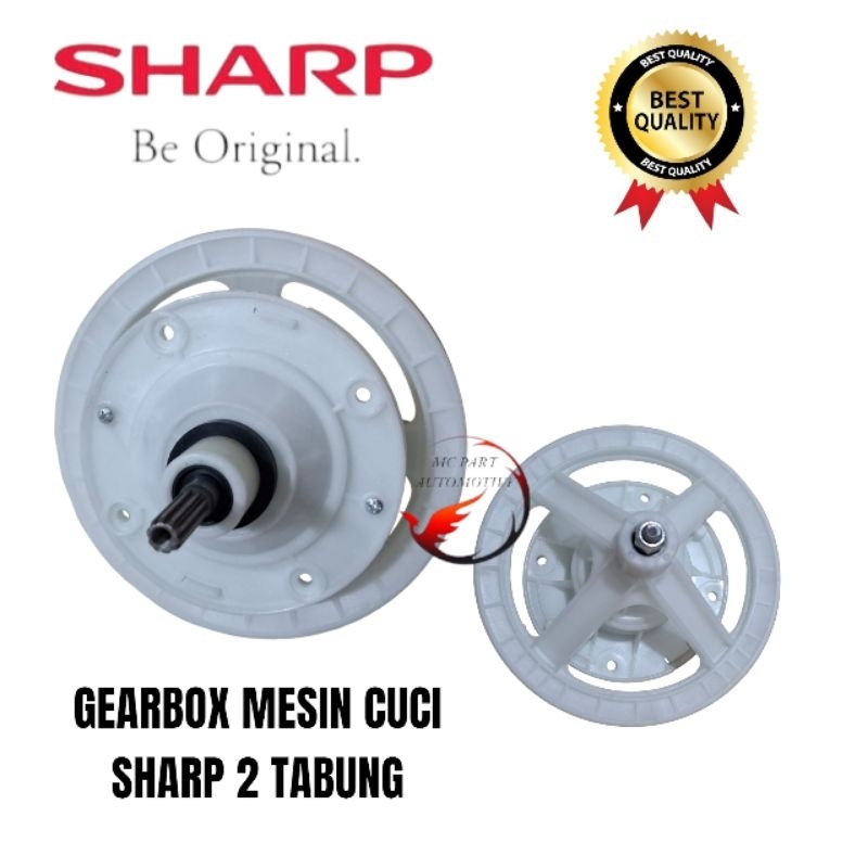 Jual Gearbox Mesin Cuci Sharp ES-T85MW Girbox Mesin Cuci Sharp 2 Tabung ...