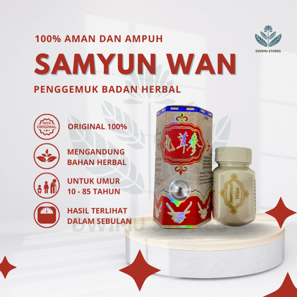 Jual Samyunwan Samyun Wan Original Obat Gemuk Penambah Berat Badan ...