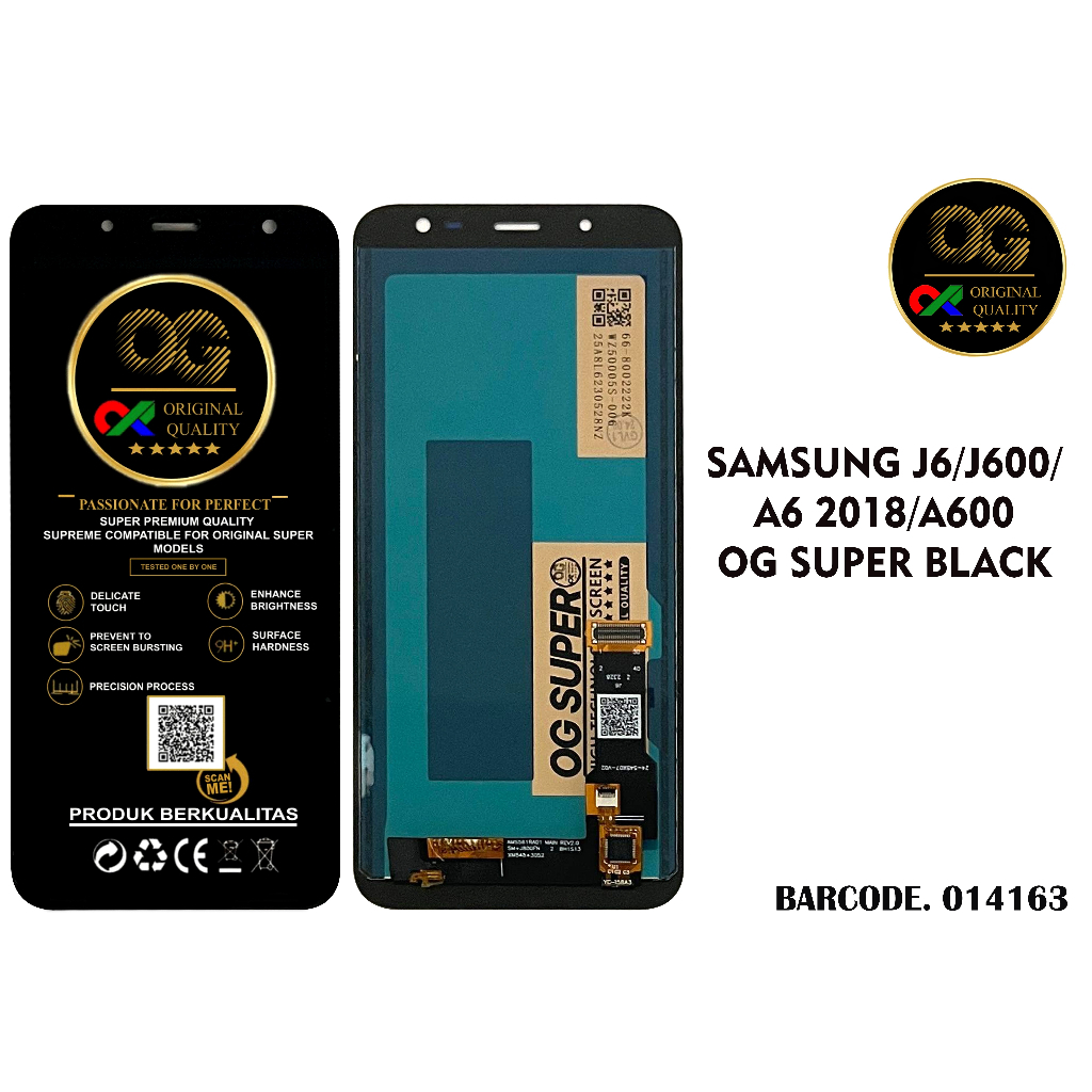 Jual ( OG SUPER ) LCD SAMSUNG J600 / J6 2018 FULLSET | Shopee Indonesia