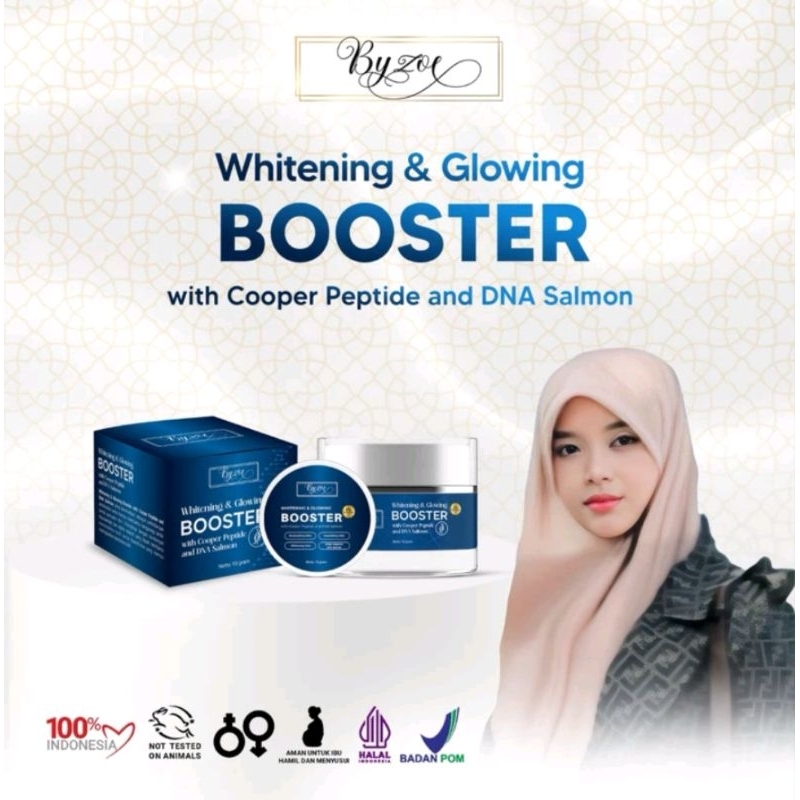 Jual By zoe booster cooper peptide Whitening & Glowing | Shopee Indonesia