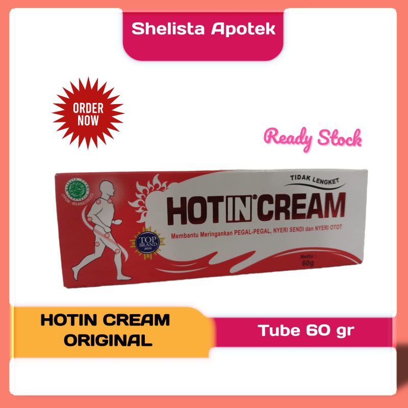 Jual HOTIN CREAM ORIGINAL TUBE 60 gr / Krim nyeri otot dan sendi ...
