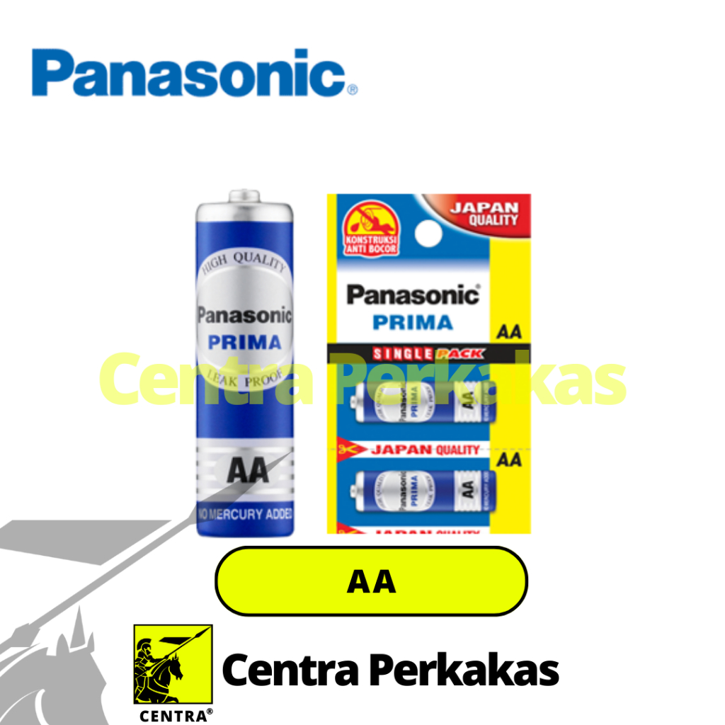 Jual PANASONIC PRIMA Baterai 1.5V AA @1Pcs | Shopee Indonesia